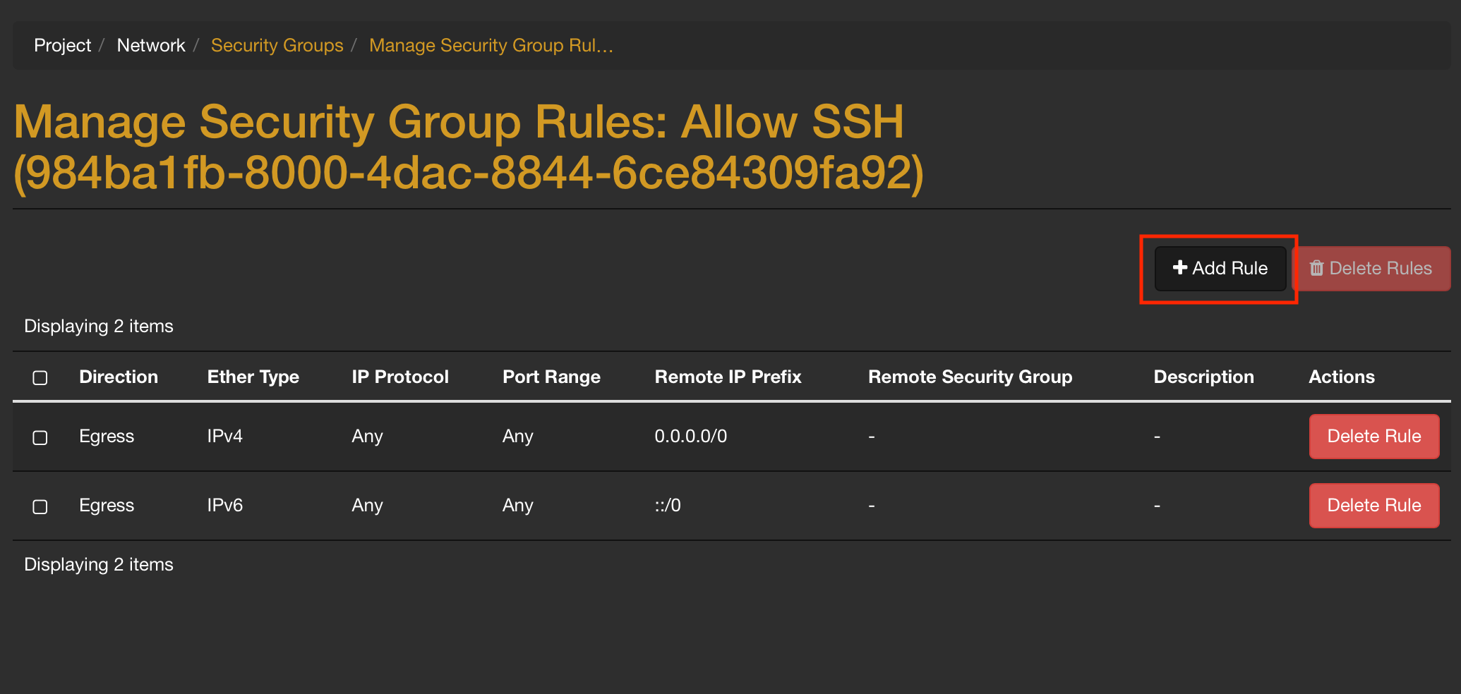 Security Groups Guide Hackucf Private Cloud Docs